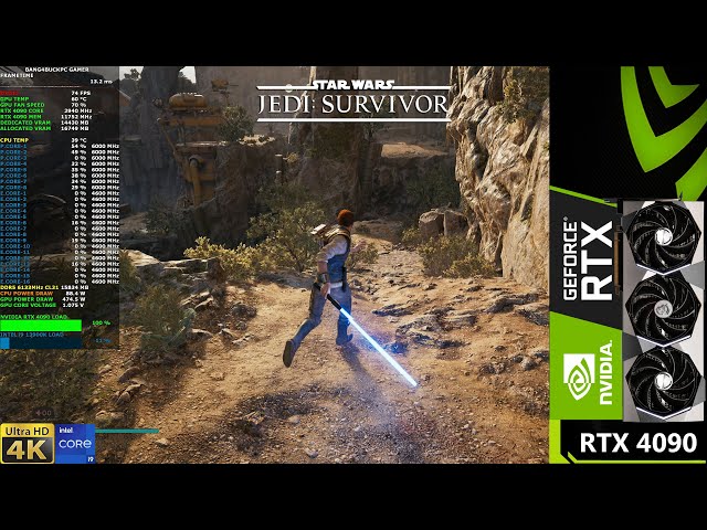 Best Star Wars Jedi Survivor graphics settings for Nvidia RTX 4090