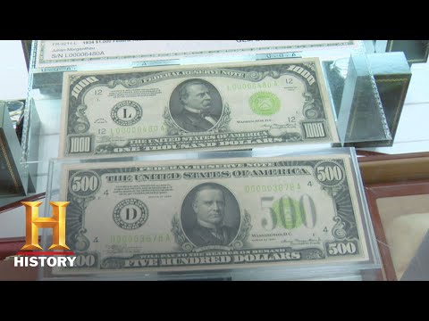 Pawn Stars: Rare $500 and $1000 Bills (Season 3) | History