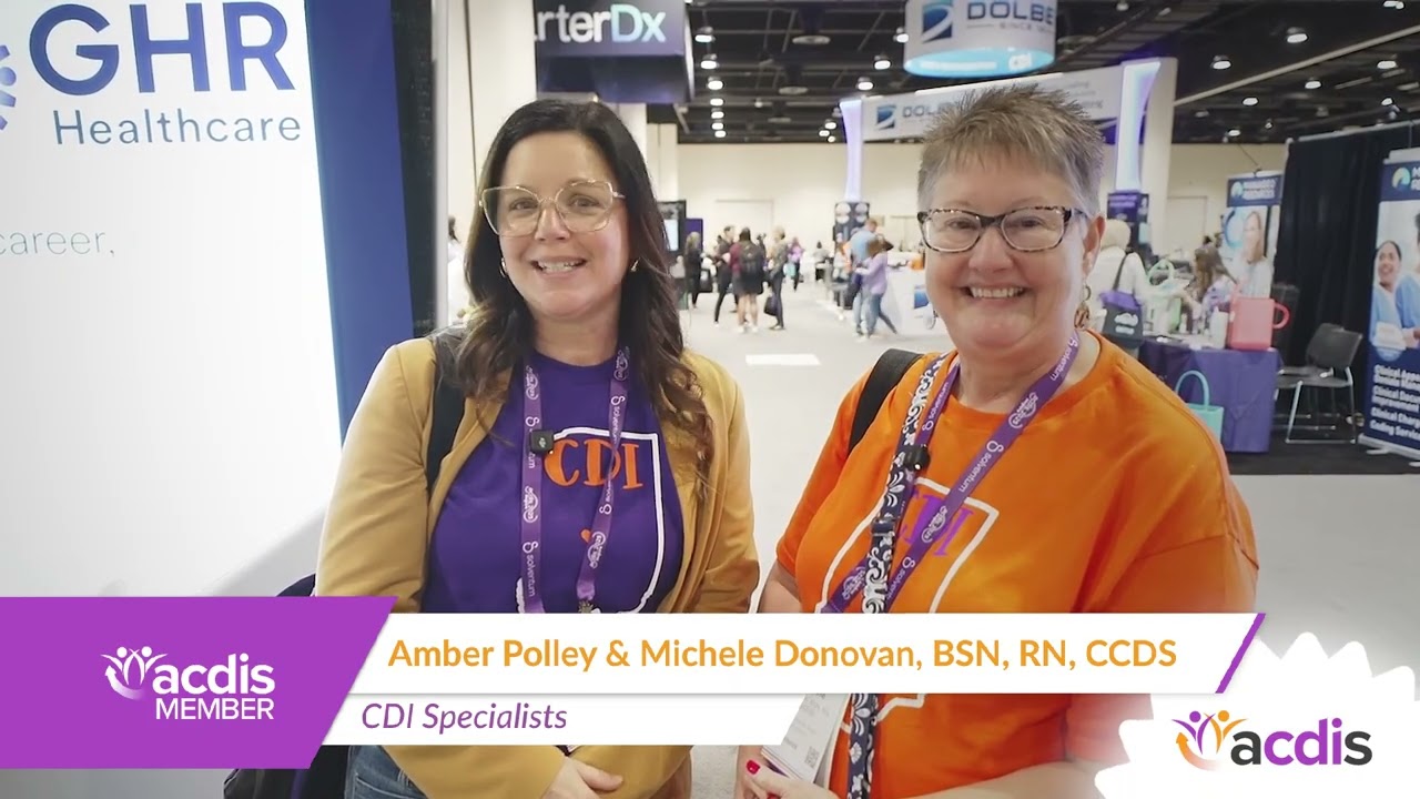 2026 ACDIS Conference: Attendee Experience - Amber and Michele