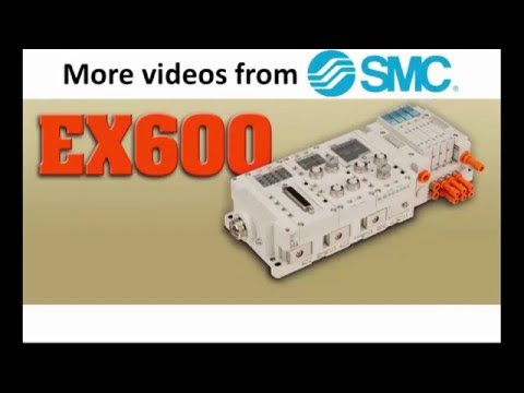 SMC Corporation - EX600-SEN1 - Fieldbus System, Ethernet/IP SI Unit, PNP, -ChOM Output Polarity ...
