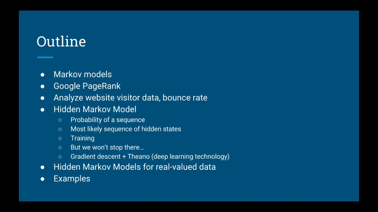 Unsupervised Machine Learning: Hidden Markov Models in Python Intro