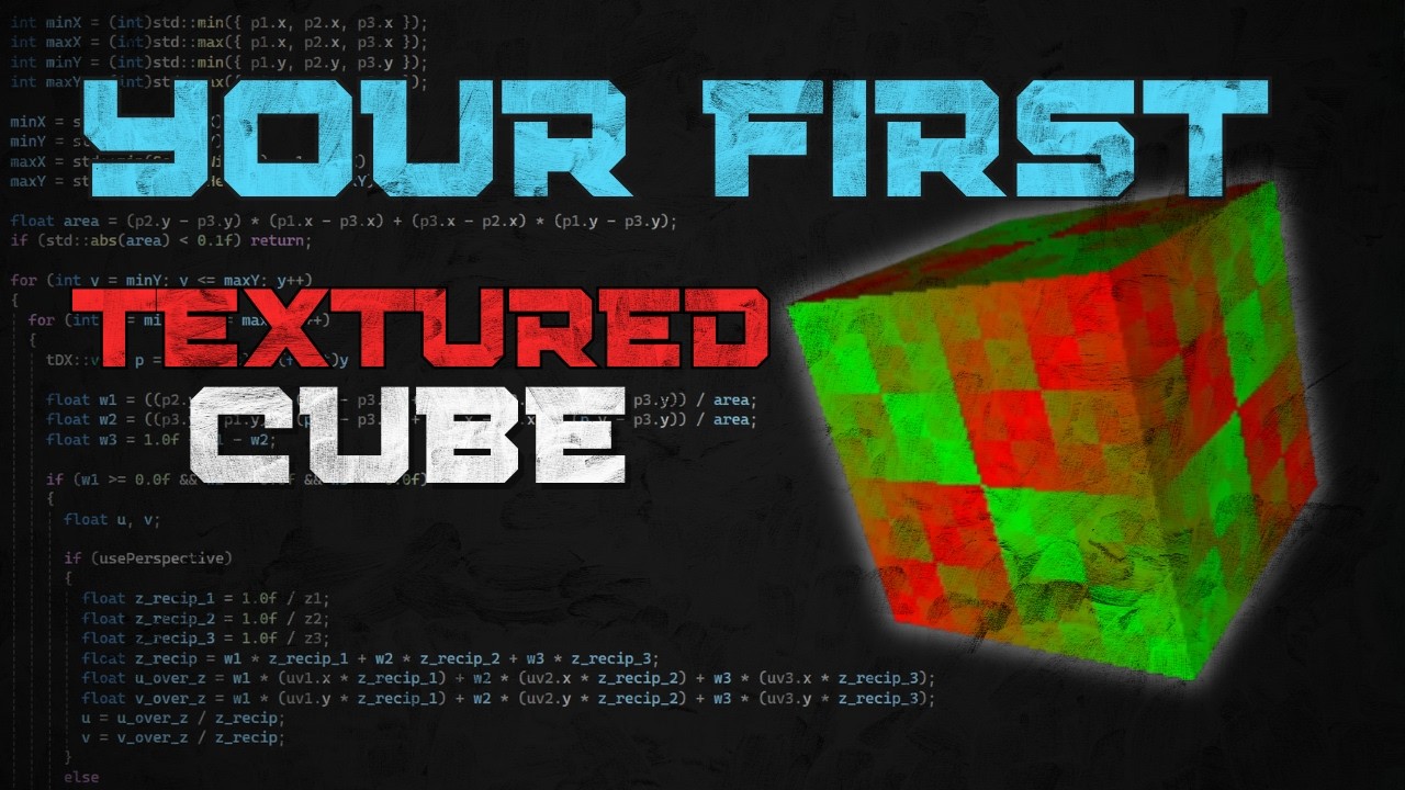 Texture Mapping from Scratch: No GPU, No Libraries, Just Math