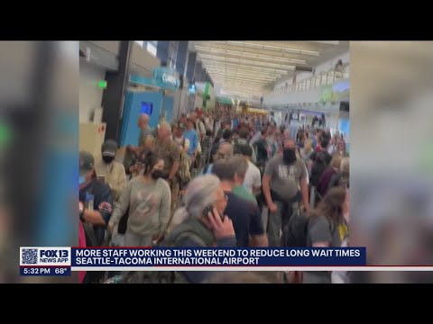 Sea-Tac Airport adds extra staff for weekend travel after lengthy TSA wait times | FOX 13 Seattle