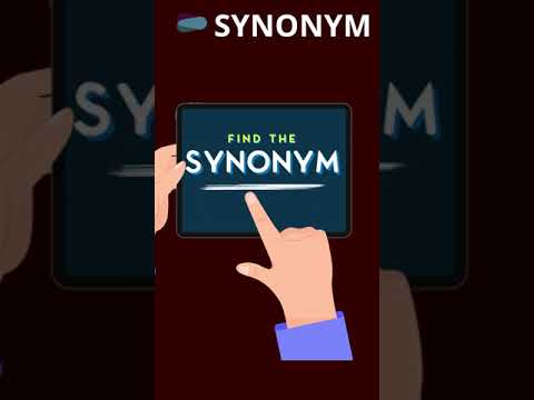 English vocabulary / synonym / APTITUDE TEST