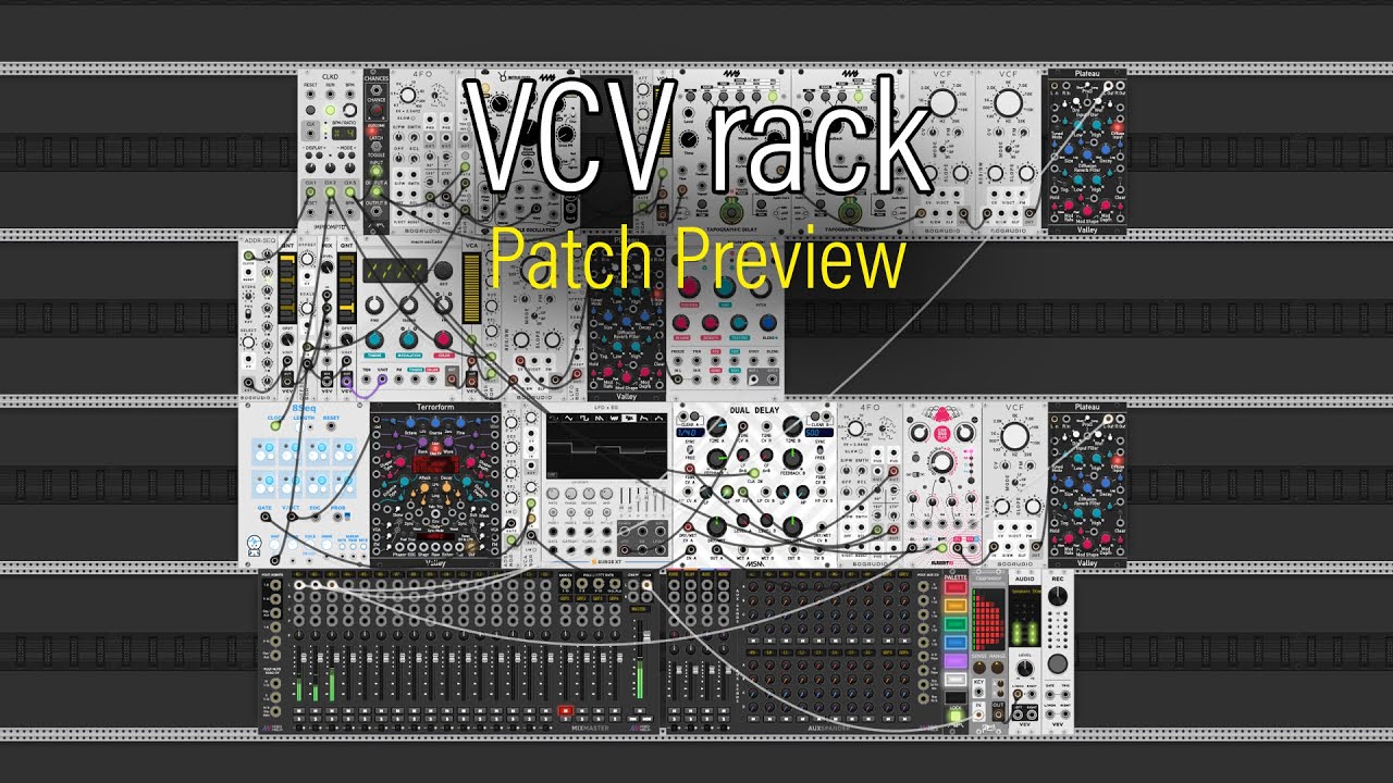 Ensemble ambient - VCV Rack patch