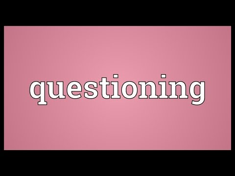 Questioning Meaning