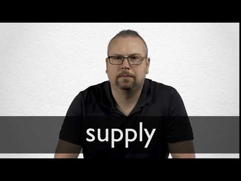 Spanish Translation of “SUPPLY” | Collins English-Spanish Dictionary