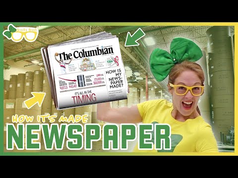 How a Newspaper is Made (For Kids). Brecky Breck Visits The Columbian Newspaper