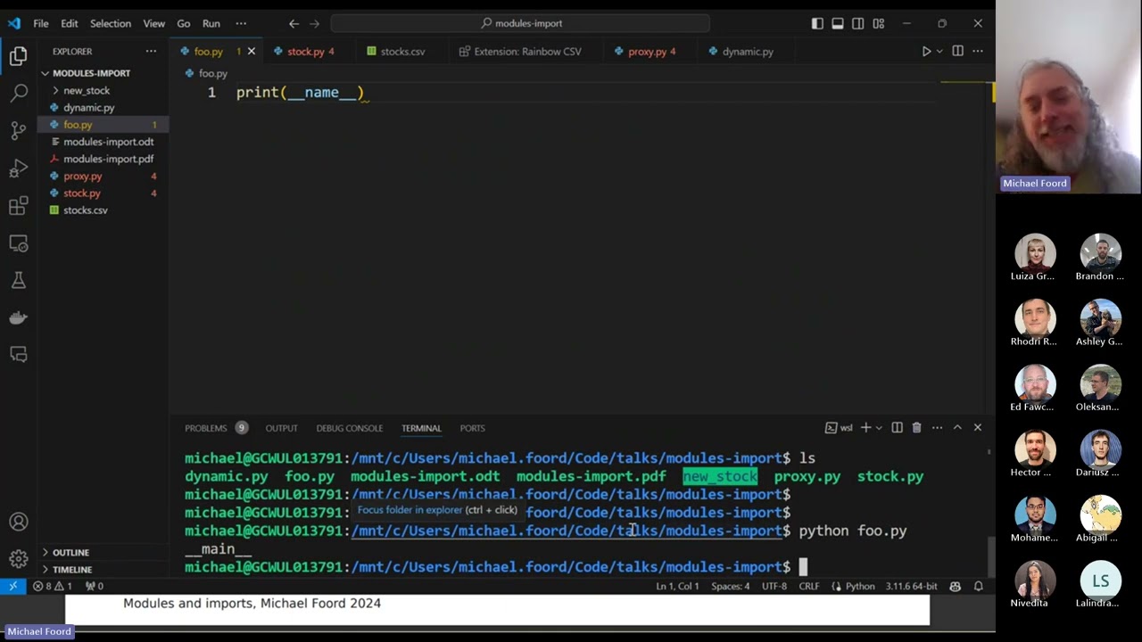 Python Knowledge Share: Modules, namespaces and imports