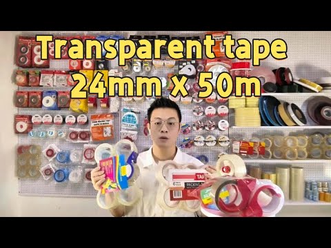 Transparent tape 24mm x 50m,oem 100yard acrylic tape,china 1/88inch acrylic tape,opp tape 20mm