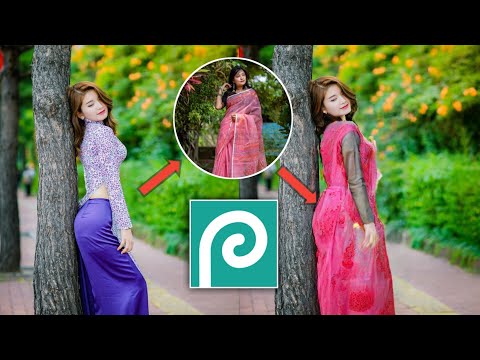 Clothes change with kolors virtual // Ai editing// dress change #photopea #ai