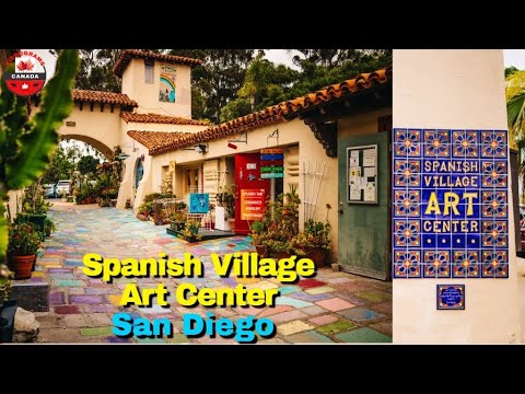 Don't miss visiting Spanish Village Art Center in San Diego, California?