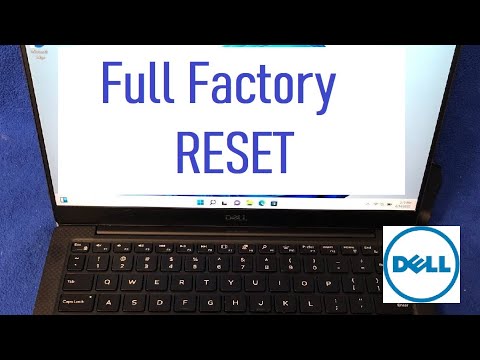 Factory Reset ANY Dell Laptop (XPS G15 Inspiron 15 3000 5000 2-in-1 13 16 Plus Touch System Restore)