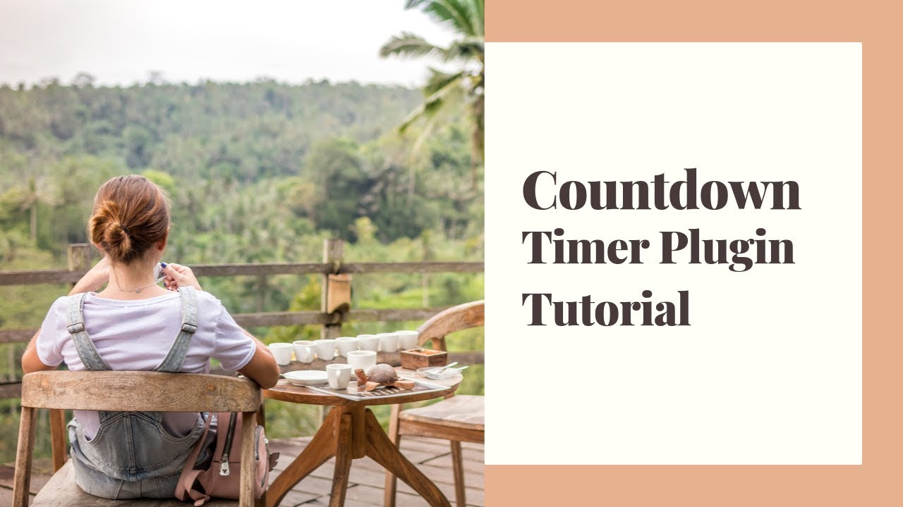 Simple Countdown effect with Timer JS plugin | Tutorial for Beginners