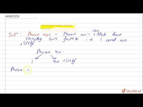 Write all prime numbers between:40 and 80 |Class 6 Math |Doubtnut