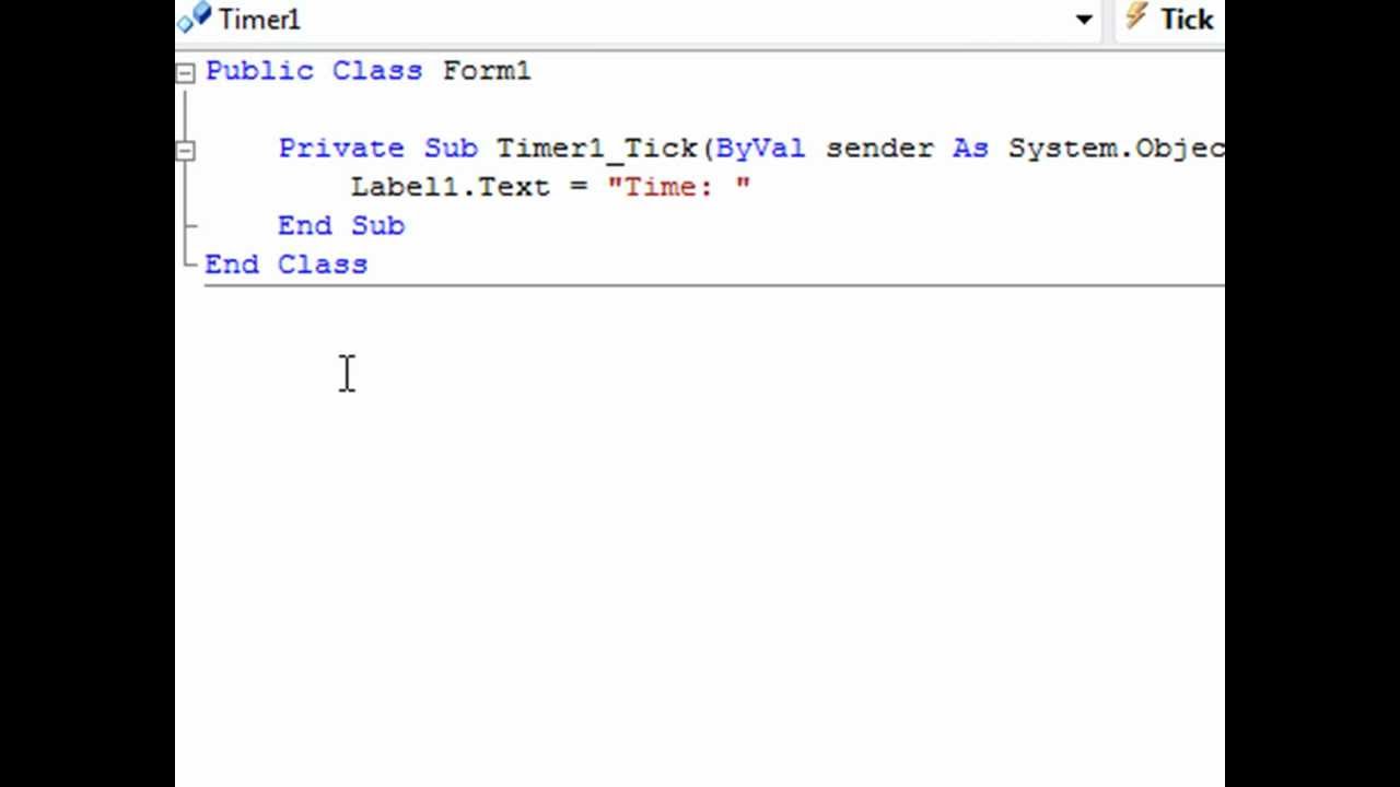 #1 Visual Basic Tutorial ~ Time and Date