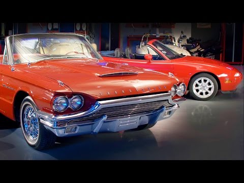 1964 Ford Thunderbird vs 1991 Mazda Miata! - Generation Gap: Convertibles
