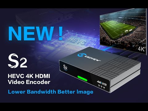 S2 H.265 4K Video Encoder