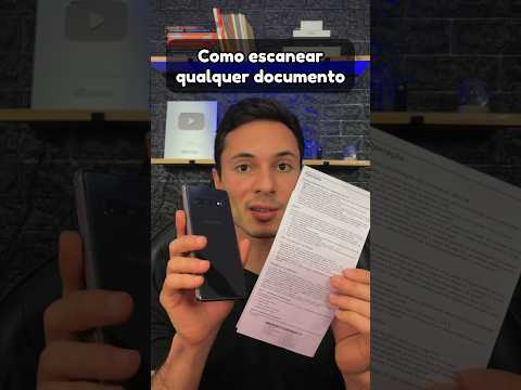 Como escanear qualquer documento com o celular📲 #escanear #documento #dicas #celular #dicasetruques