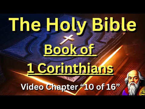1 Corinthians Chapter 10 - The Holy Bible (KJV) "audiobook - read along" ✝️