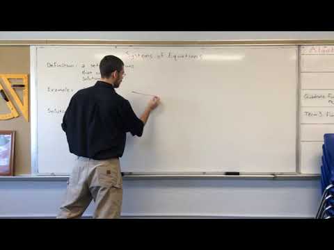 1 Systems of equations definition, example, solutions