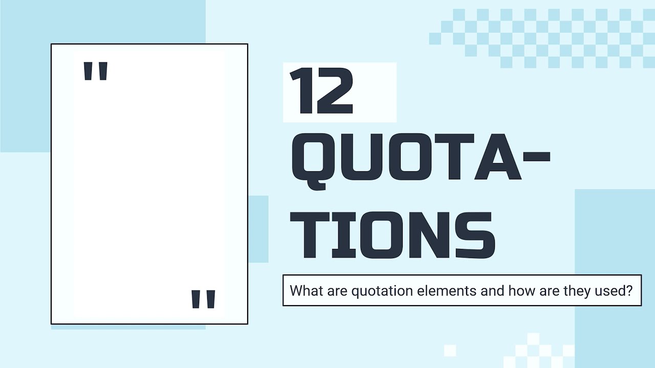 HTML Quotations