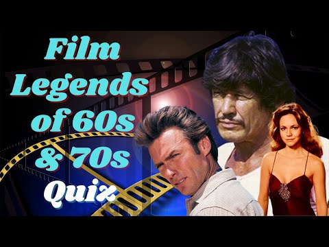 Film Legends of 60s & 70s Quiz | Name the Actor | Film Quiz #6