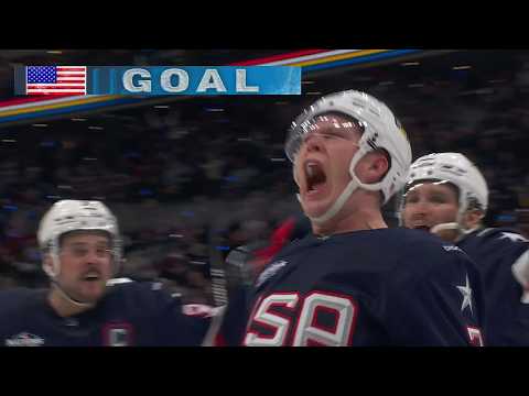 Brady Tkachuk PUTS USA ON THE BOARD with goal in 4 Nations Face-Off Championship | ESPN NHL