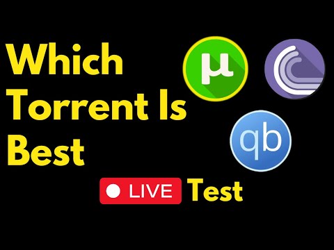 Live Test Which Torrent Is Best For Downloading Ut-torrent / Bittorrent OR Qbittorrent