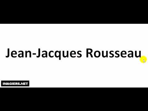 Como pronunciar Jean Jacques Rousseau