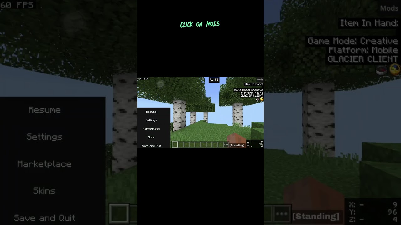 Glacier client for mcpe #client