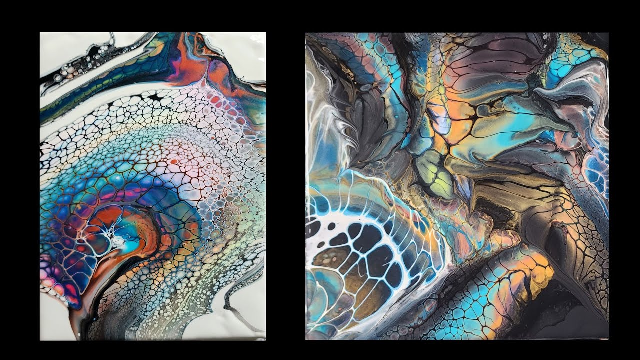 Circular Swipe & Spin & Multi-Swipe Spin-Out - Fluid Art Shelee Technique