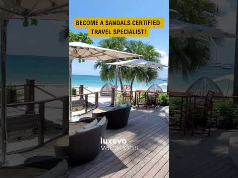 You can become a Sandals Certified Travel Specialist with Luxevo Vacations and earn top commissions!