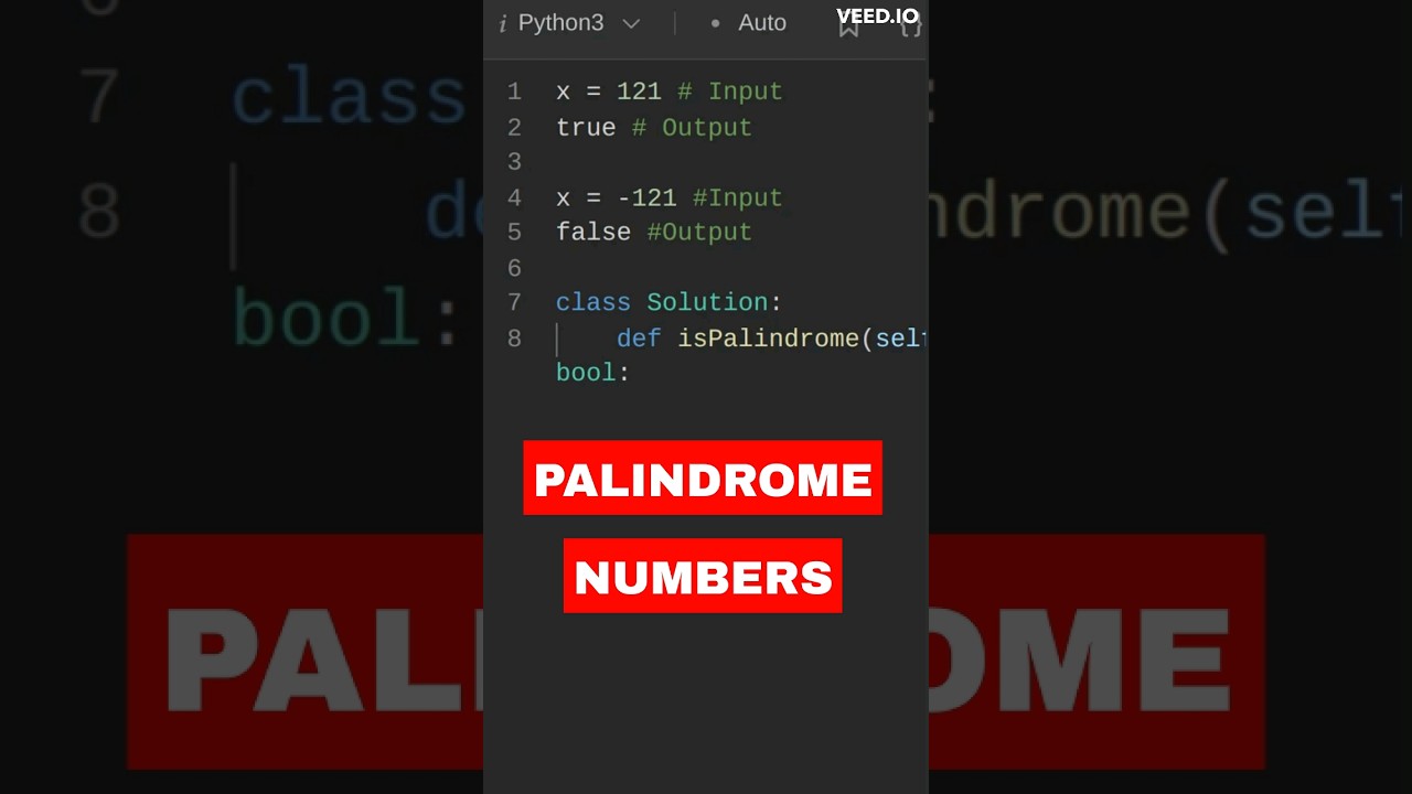 50% Fail this Programming Interview Question (Palindrome Numbers aka Leetcode 9)