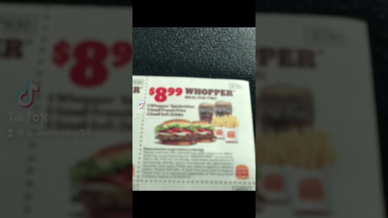 #burgerking #coupon