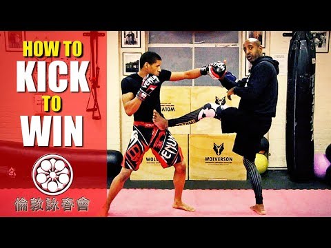 Wing Chun KICKS that WIN Fights | How to Oblique Kick