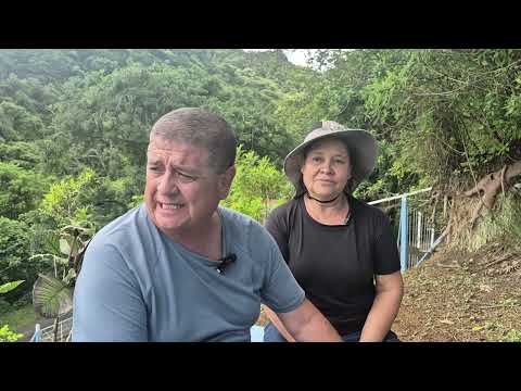 Ecológico siembra árboles en el Llano de Desamparados.
