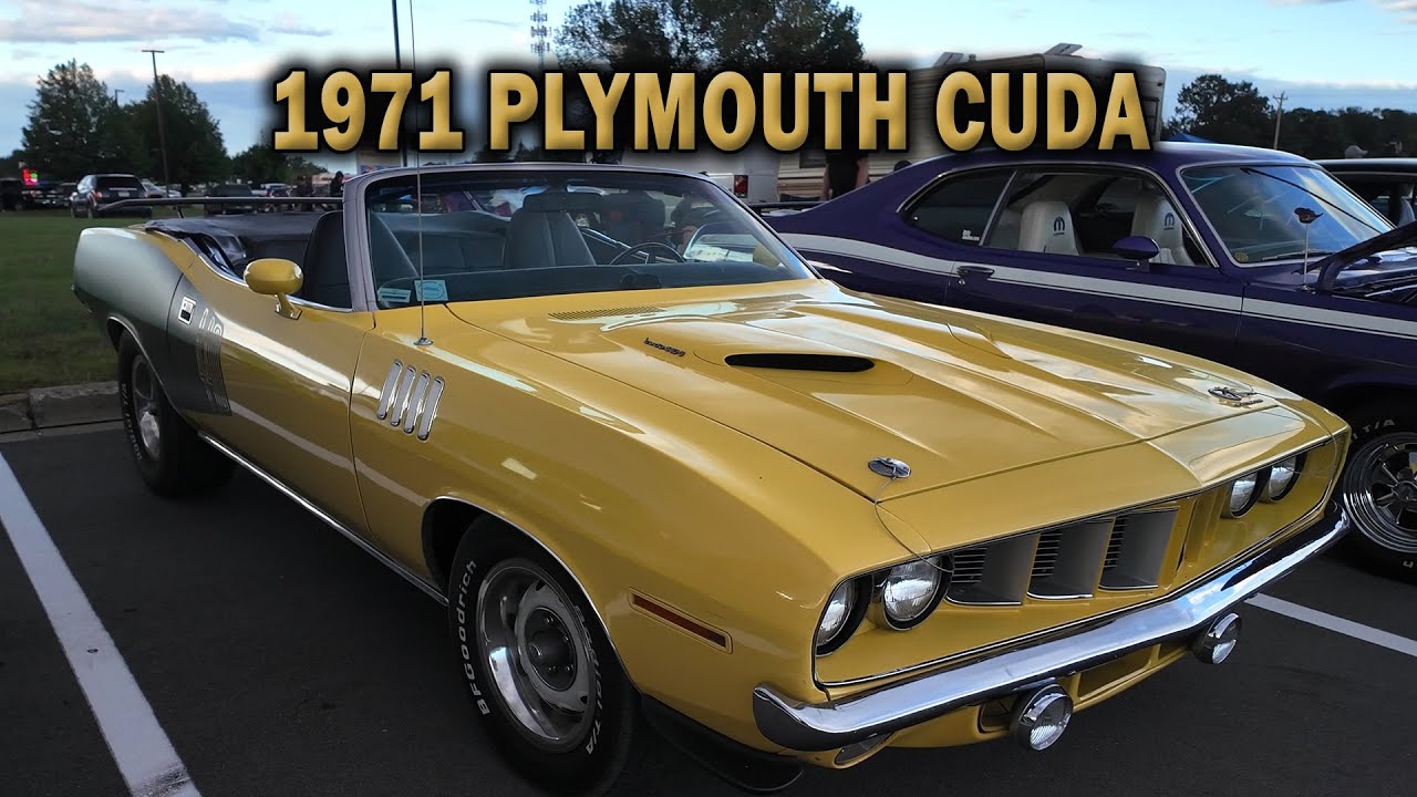1971 Plymouth Cuda Looks Stunning in Lemon Twist; Two Features Make It ...