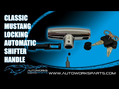Autoworks Parts Classic Mustang Locking Automatic Transmission Shifter Handle For Classic Mustangs