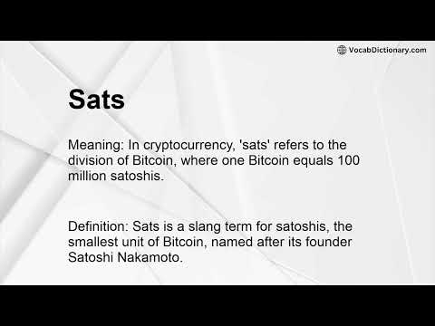 Sats Meaning
