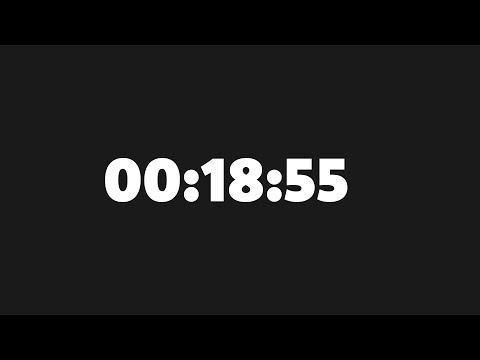 18 Minute 55 Second Timer - (1135/36,000)