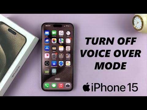 How To Turn OFF (Exit) Voice Over Mode On iPhone 15 & iPhone 15 Pro