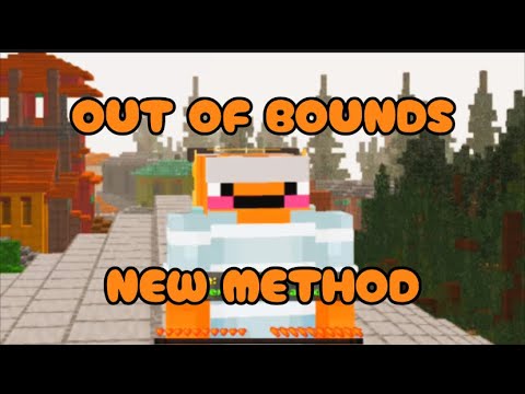 how to get ON TOP OFF the map in cubecraft FFA canals!!  [OUT OF BOUNDS]