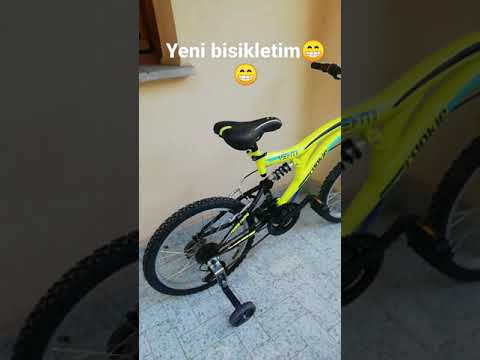 yeni bisikletim geldi yes