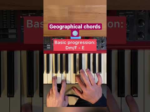 The Geographical Chords #chords #musictheory #musiclessons #piano