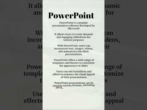 What is PowerPoint | Computer basic knowledge #powepoint #computerknowledge