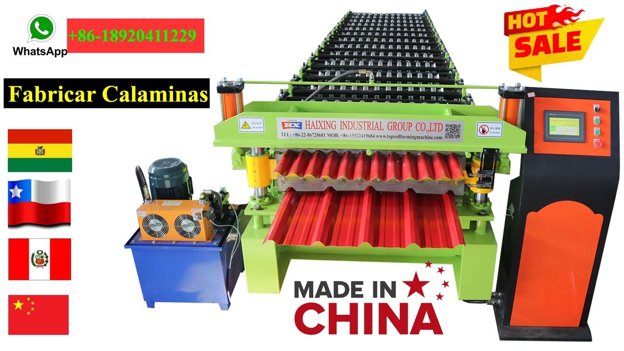 vendo maquina acanaladora de zinc chapa ondulado
