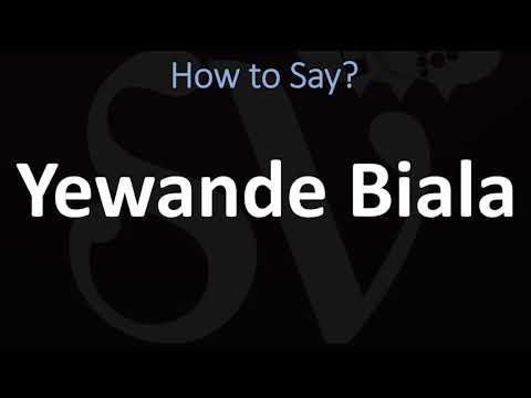 How to Pronounce Yewande Biala? (CORRECTLY)