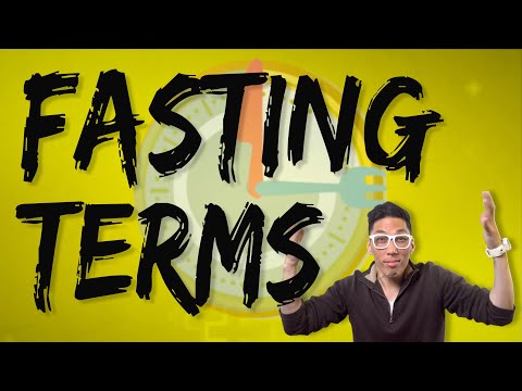 Fasting + other Health related words you should know! Part 1