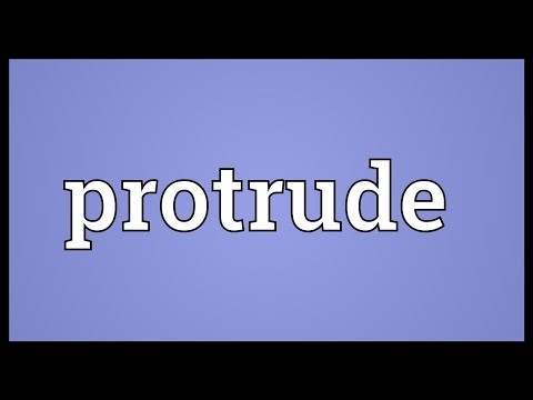 Protrude Meaning